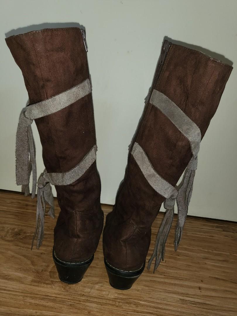 High Cut boots, Women's Fashion, Footwear, Boots on Carousell