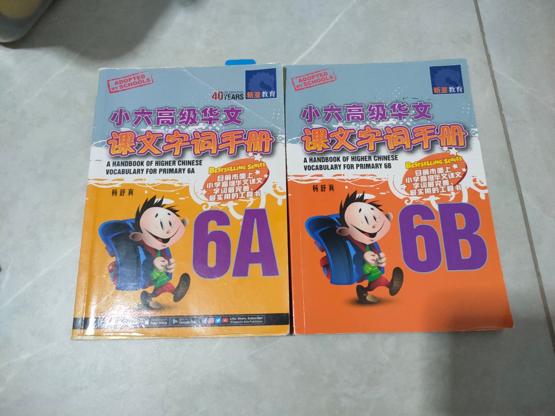 Higher chinese primary 6A 6B vocabulary book, Hobbies & Toys, Books ...
