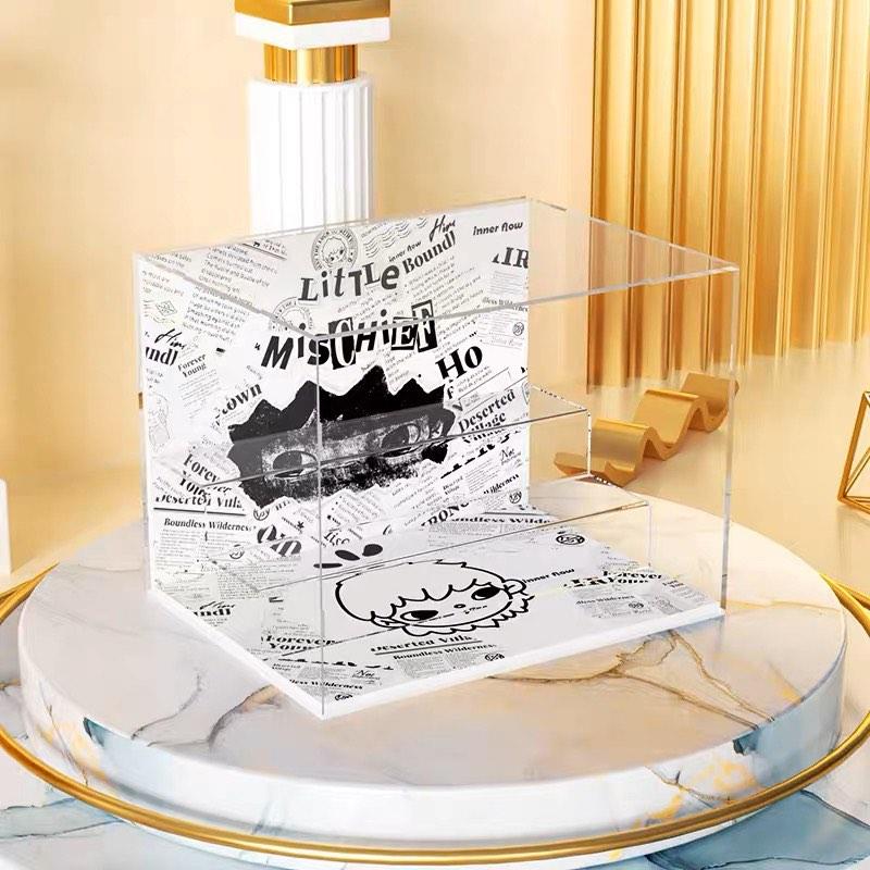 Hirono Acrylic Display Case Popmart Blind Box, Hobbies & Toys, Toys ...