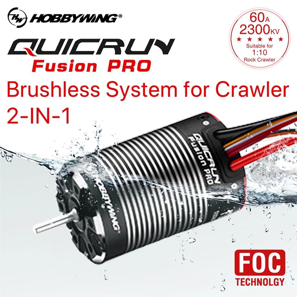 Hobbywing QuicRun Fusion PRO - 2300KV - 2in1 FOC System, Hobbies & Toys ...