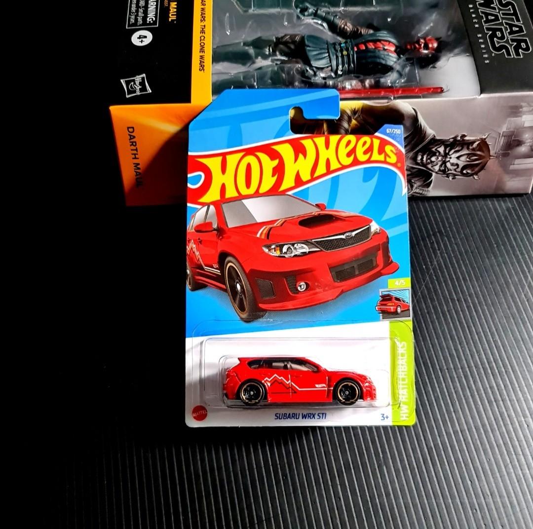 Hot Wheels Subaru WRX STI ( Red ) Hotwheels Hatchbacks 2022, Hobbies ...