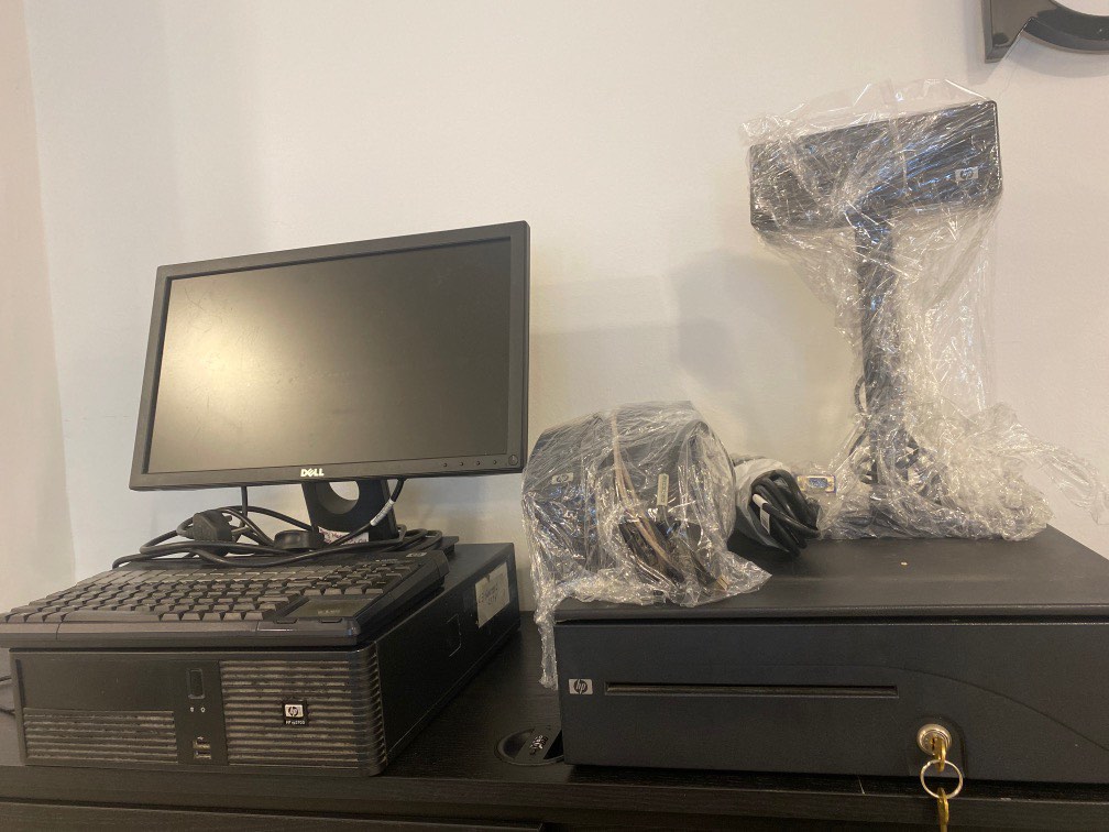 HP cashier box, Computers & Tech, Office & Business Technology on Carousell