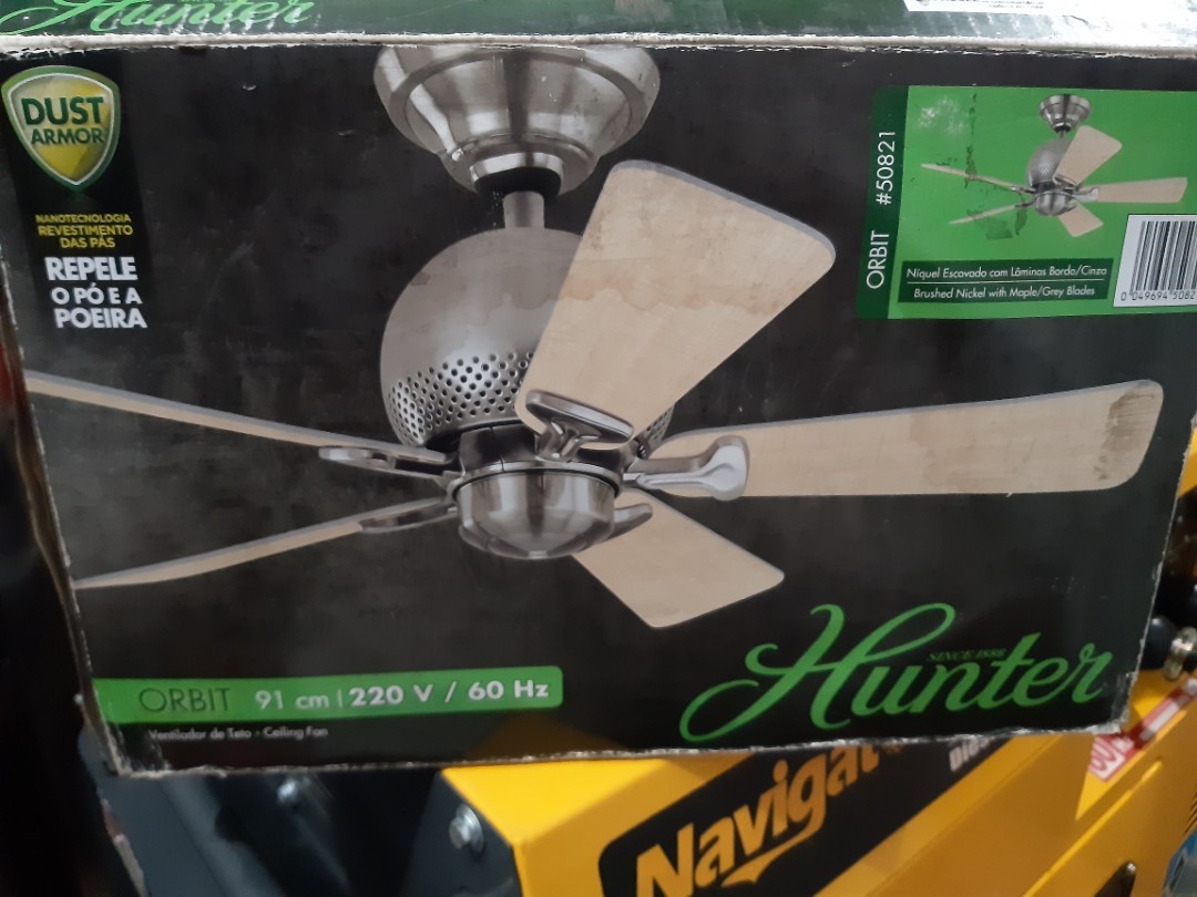 Hunter Ceiling Fan 91cm, Furniture & Home Living, Lighting & Fans, Fans on Carousell