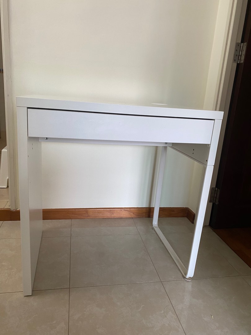 IKEA micke table, Furniture & Home Living, Furniture, Tables & Sets on ...