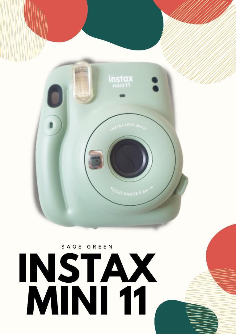 Instax Mini 11 UO Limited edition color SAGE GREEN, Photography ...