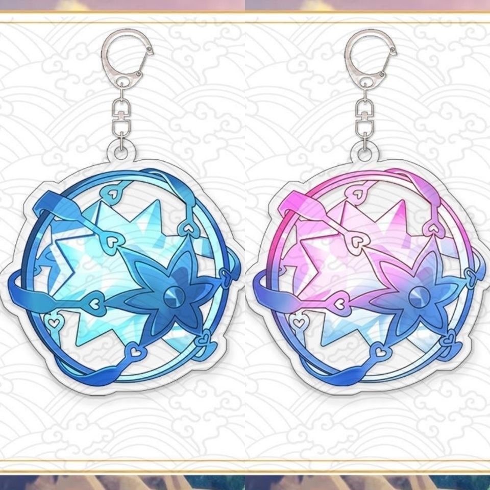 Intertwined Fate Acquaint Fate Keychain Acrylic Plastic Genshin Impact ...