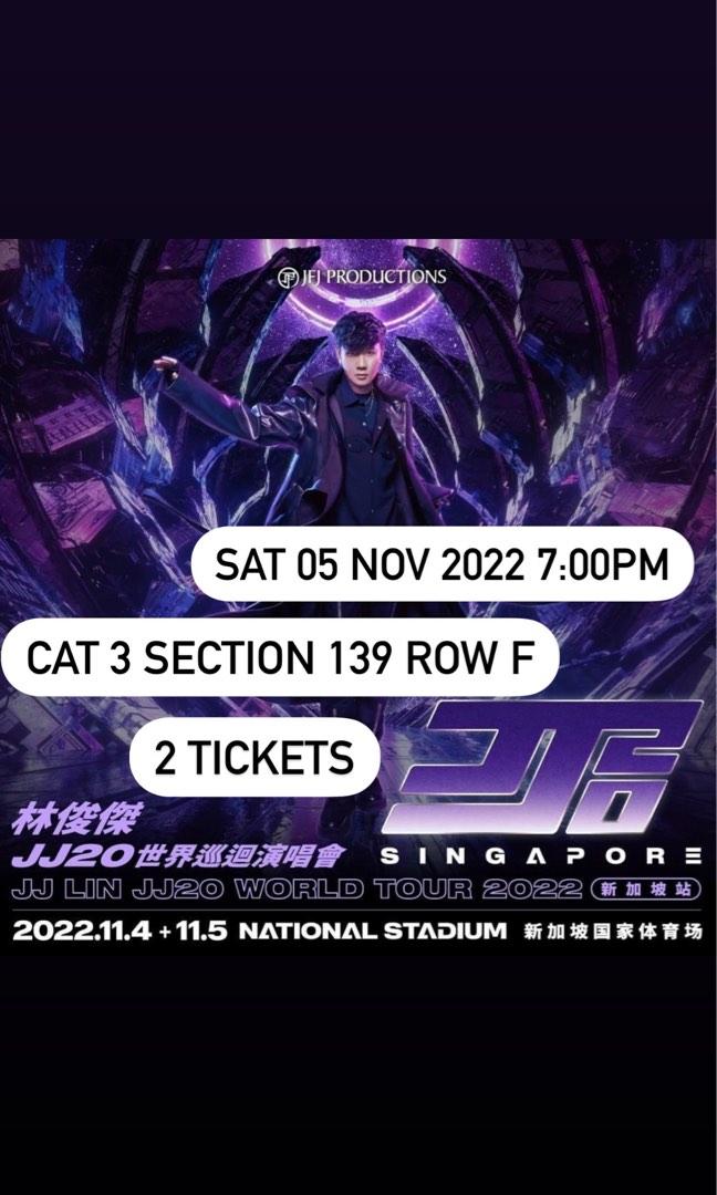 JJ Lin World Tour 2022 Concert Tickets, Tickets & Vouchers, Event ...