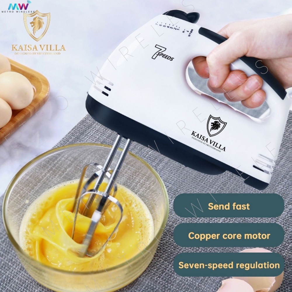 Kaisa Villa Super Hand Mixer 7-speed Lightweight Hand Mixer JD-6002, TV ...