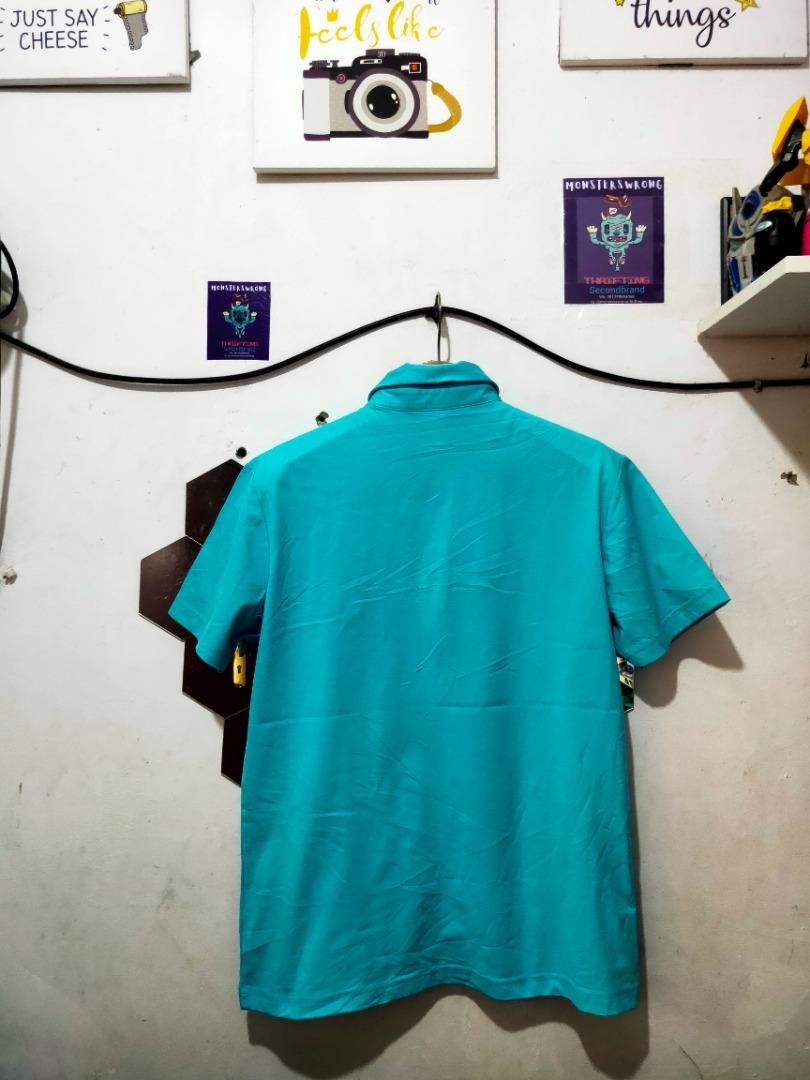 Kaos Polo Lecaf Biru Tosca Polos Small Logo, Fesyen Pria, Pakaian ...