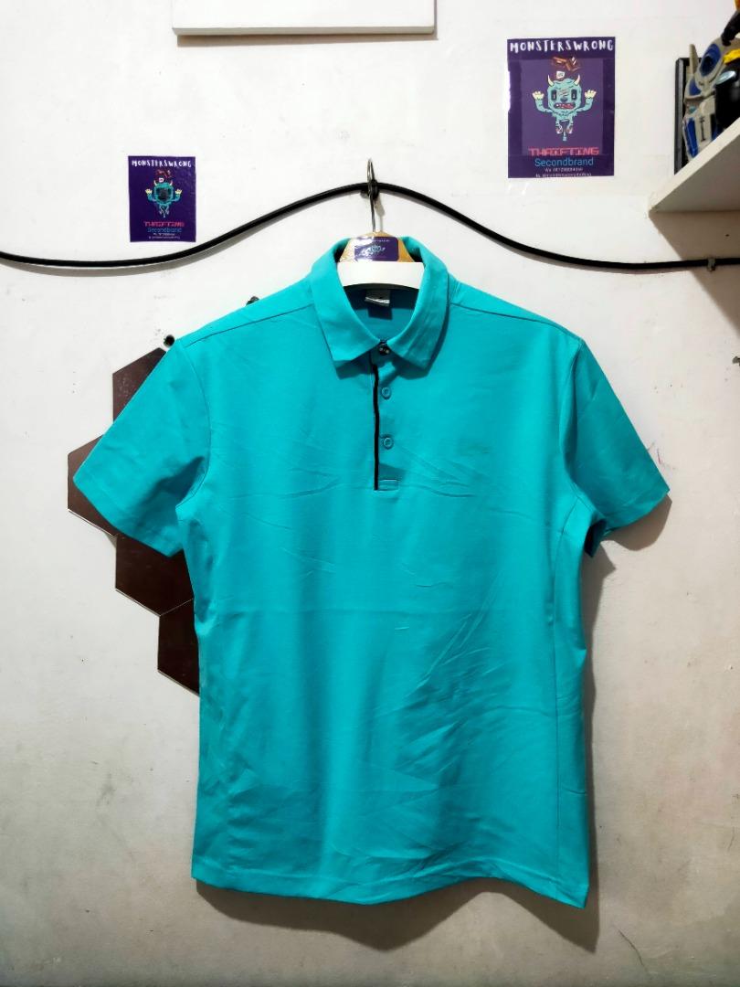 Kaos Polo Lecaf Biru Tosca Polos Small Logo, Fesyen Pria, Pakaian ...