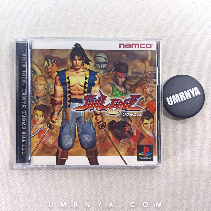 Kaset PS1 CIB: CD Original Soul Edge PlayStation One 1 CD Game Japan ...