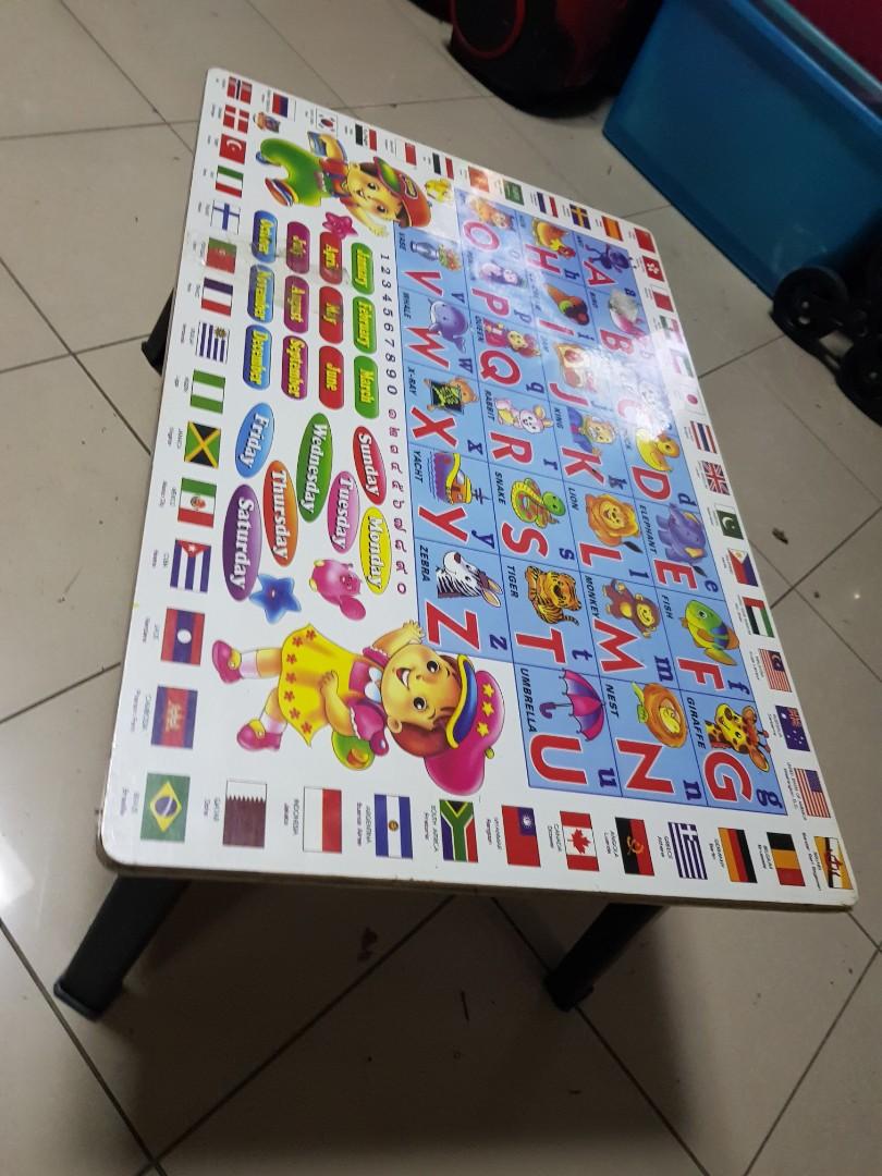 Kids learning table, Furniture & Home Living, Furniture, Other Home ...