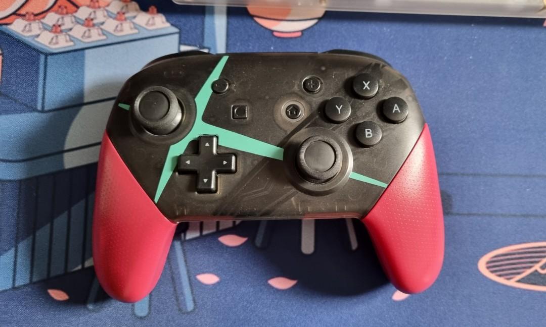 Knock-off Switch Pro Controller Xenoblade version, Video Gaming, Gaming ...