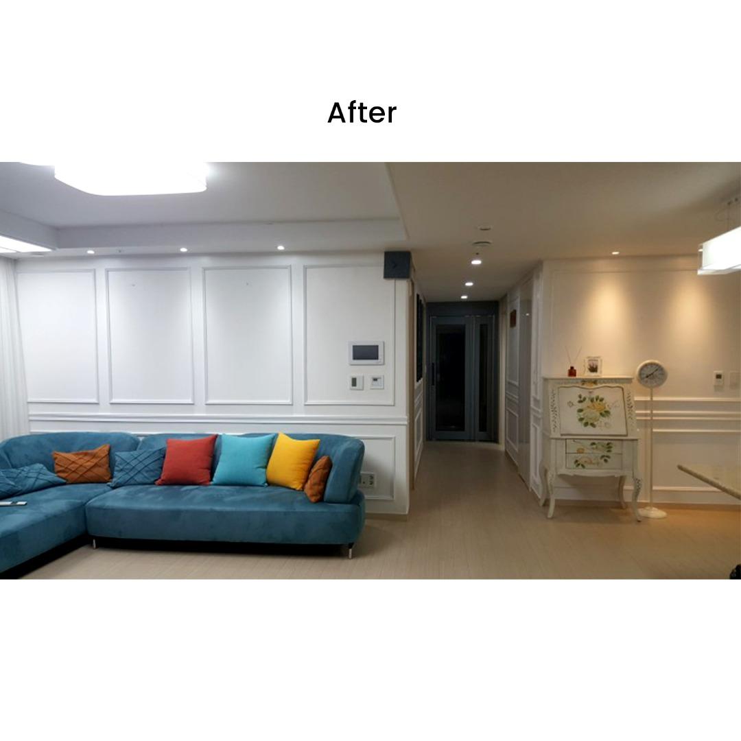 Korea Miga Wainscoting / Top Quality Molding Wall Panel / Molding Panel ...