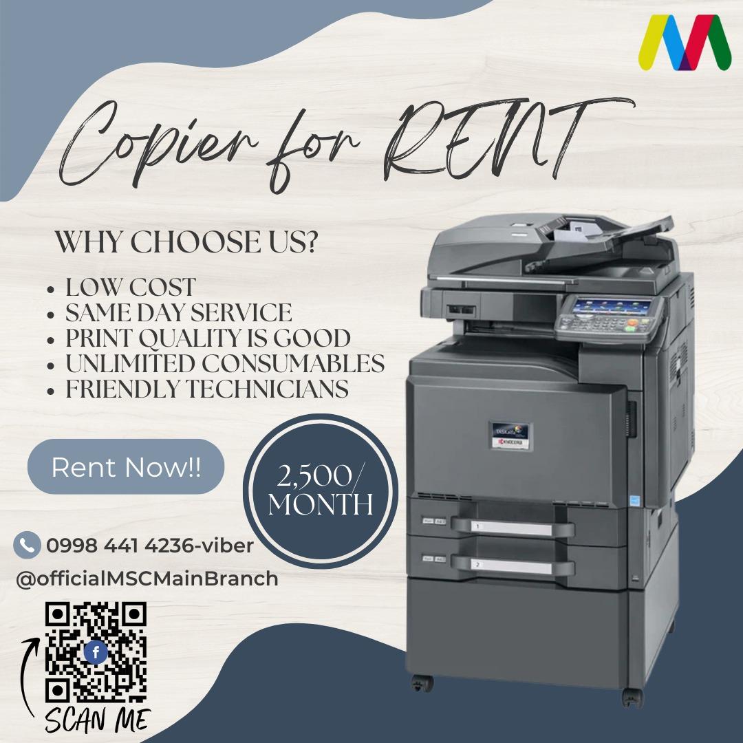 Kyocera Copier Rental for as low 2,500 per month, Computers & Tech ...