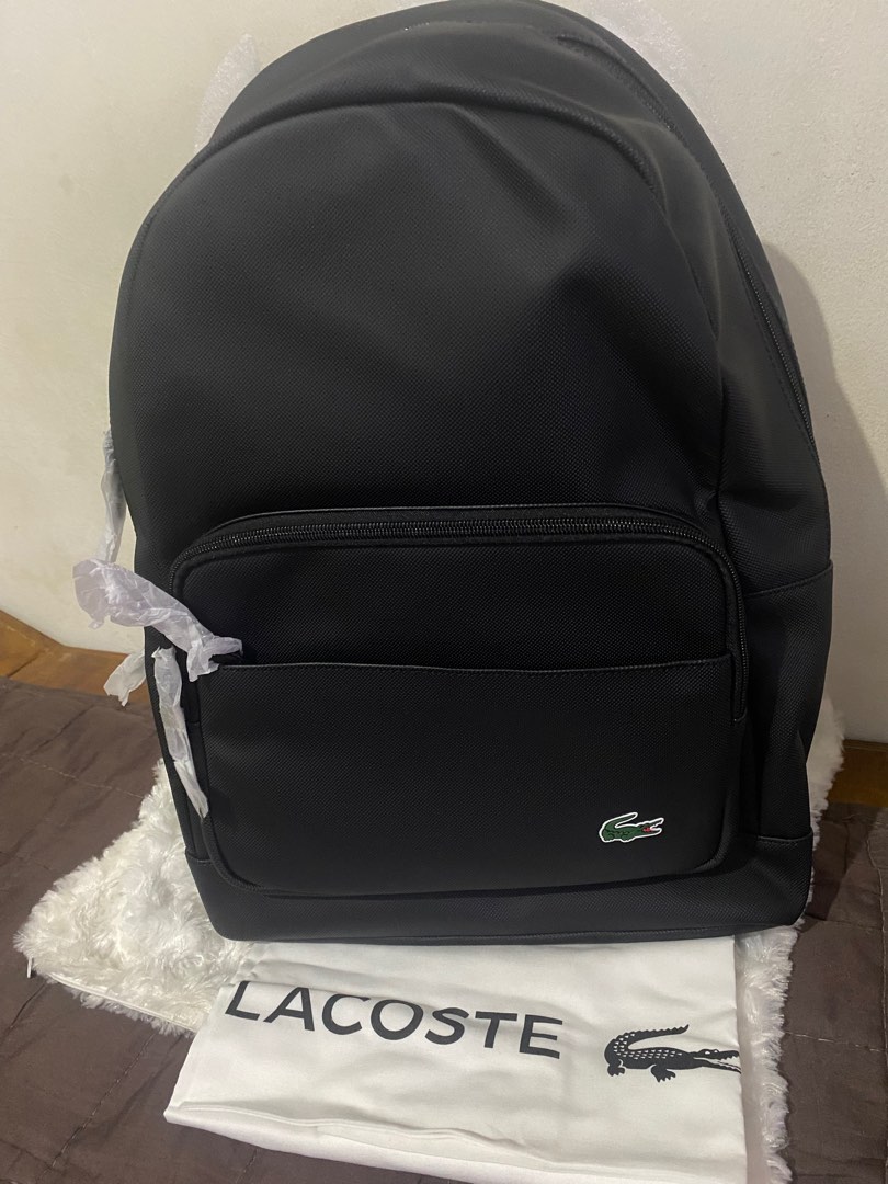 Lacoste Backpack Unisex, Men's Fashion, Bags, Backpacks on Carousell