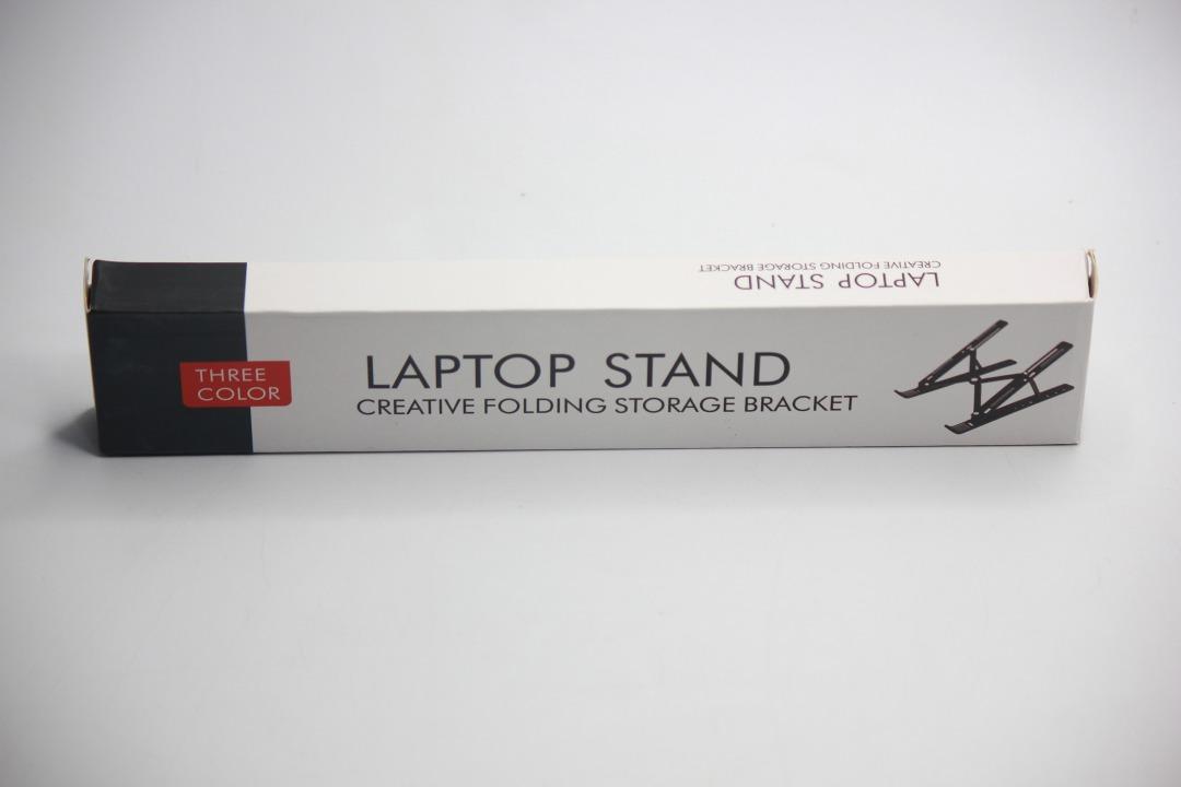 LAPTOP STAND CREATIVE FOLDING STORAGE BRACKET WHITE, ADJUSTABLE ...