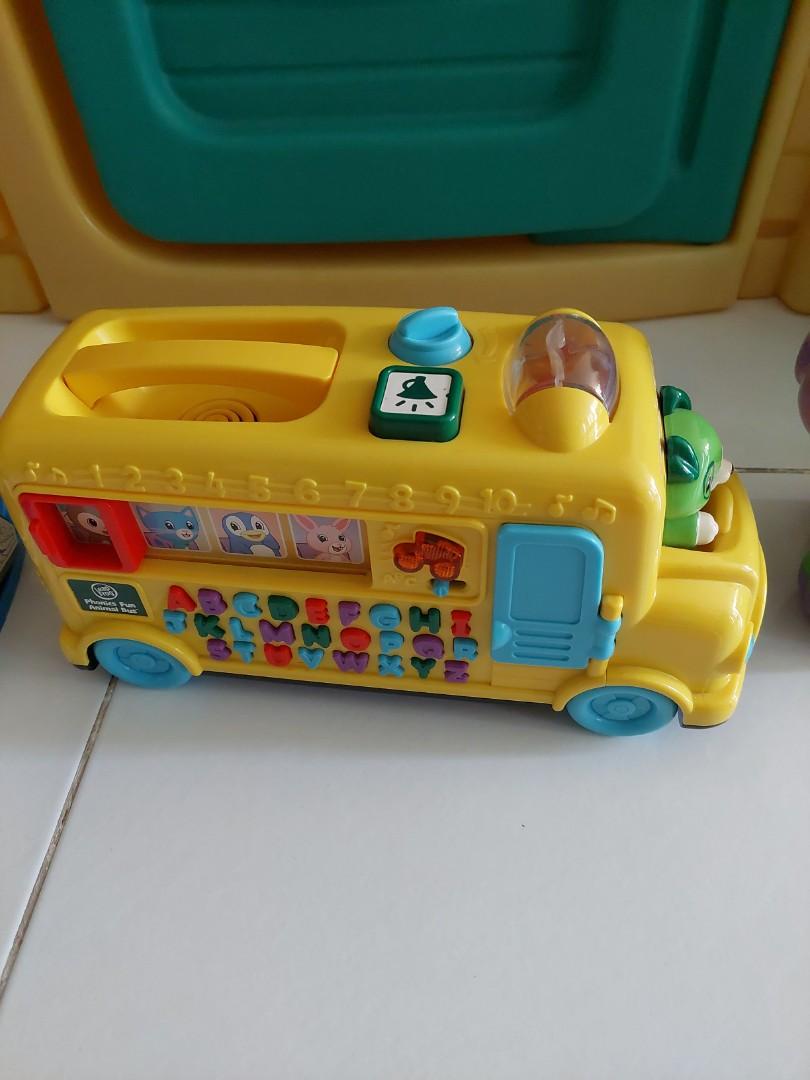 Leap Frog phonics bus & Dino (vtech toys, fisher price, alaphabet ...