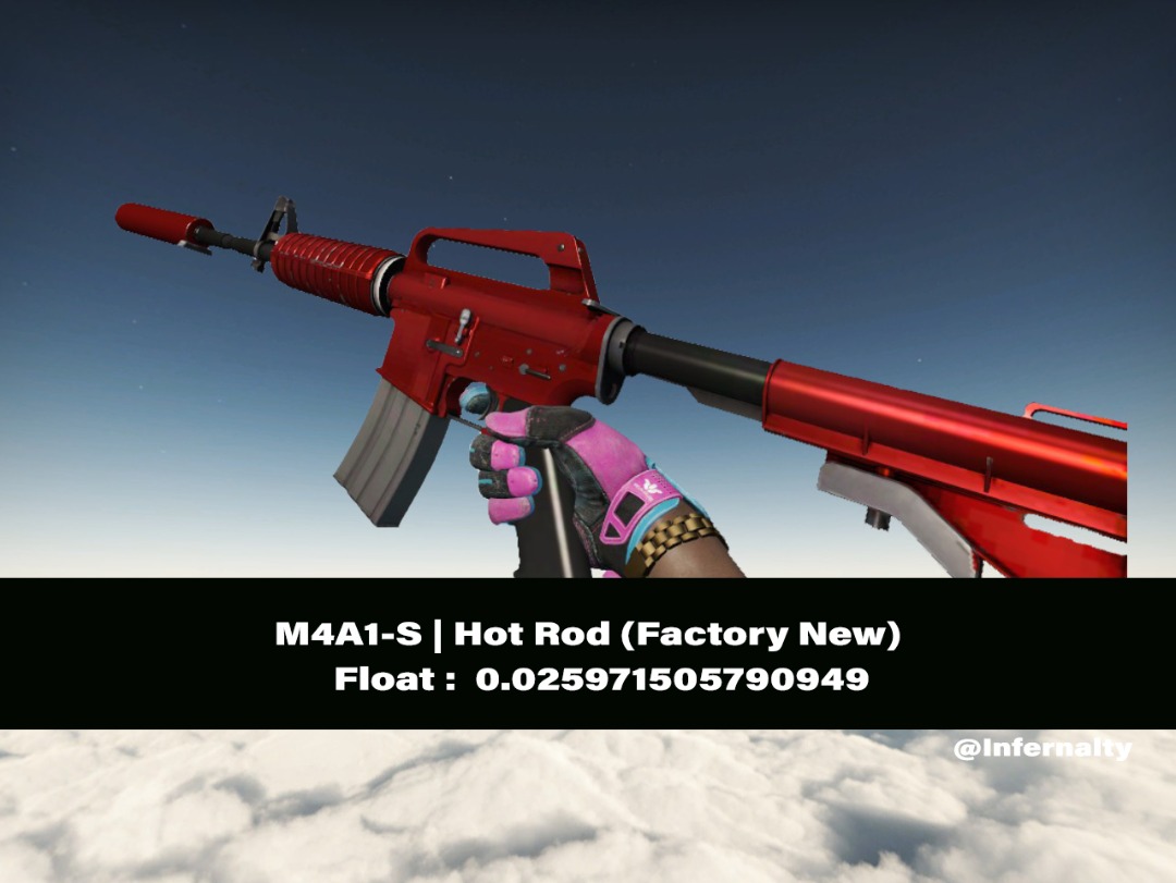 M4A1-S Hot Rod FN CSGO SKINS KNIVES, Video Gaming, Gaming Accessories ...