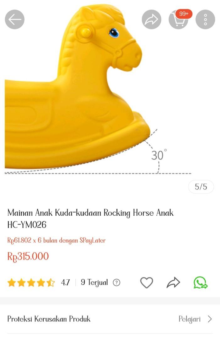 Mainan anak kuda kudaan, Bayi & Anak, Mainan & Baby Walker di Carousell