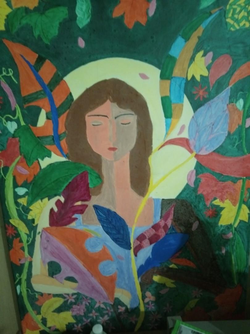 Maria makiling water collor 20x28inch, Hobbies & Toys, Stationary ...