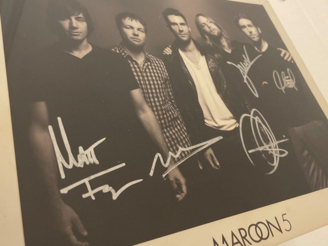 Maroon 5 Autographed Photos, Hobbies & Toys, Collectibles & Memorabilia ...