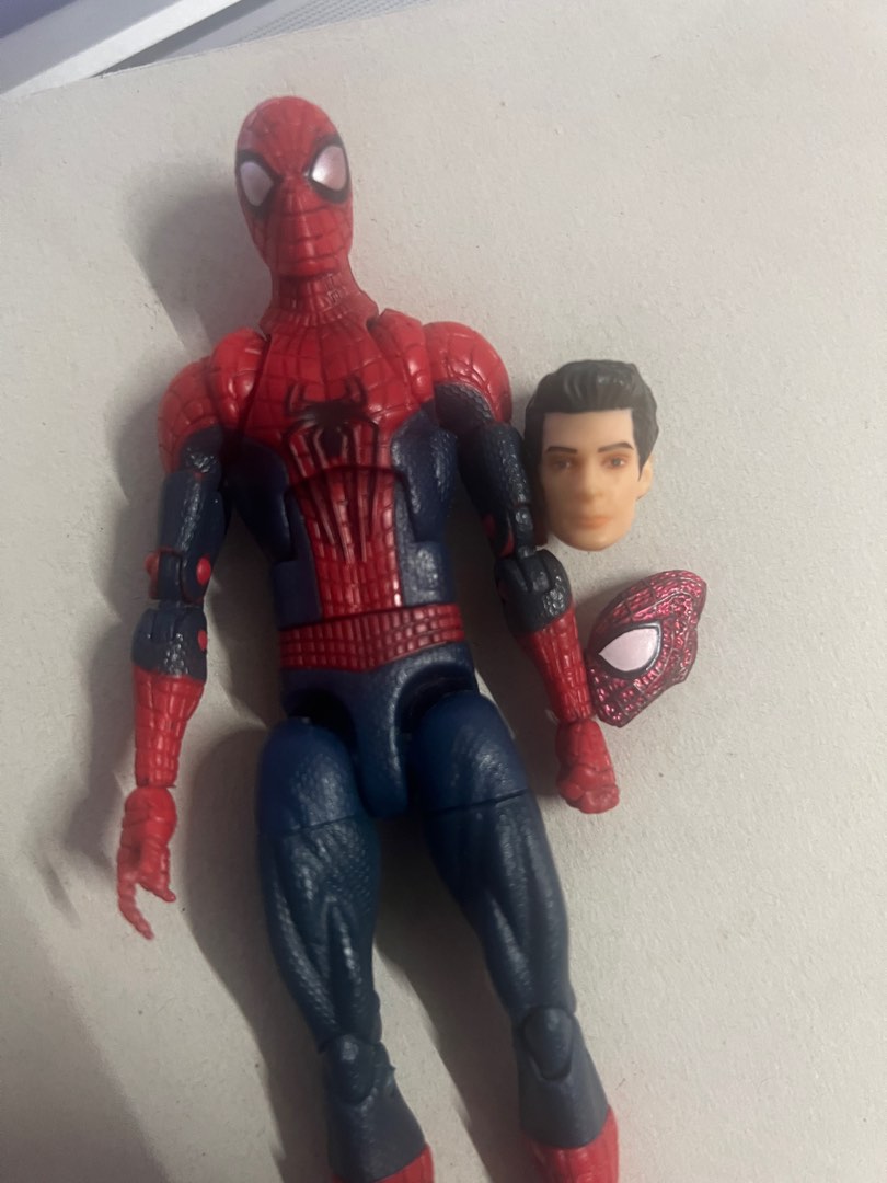 Marvel Legends TASM2 Bootleg / Mafex Andrew Garfield Head and Mask ...