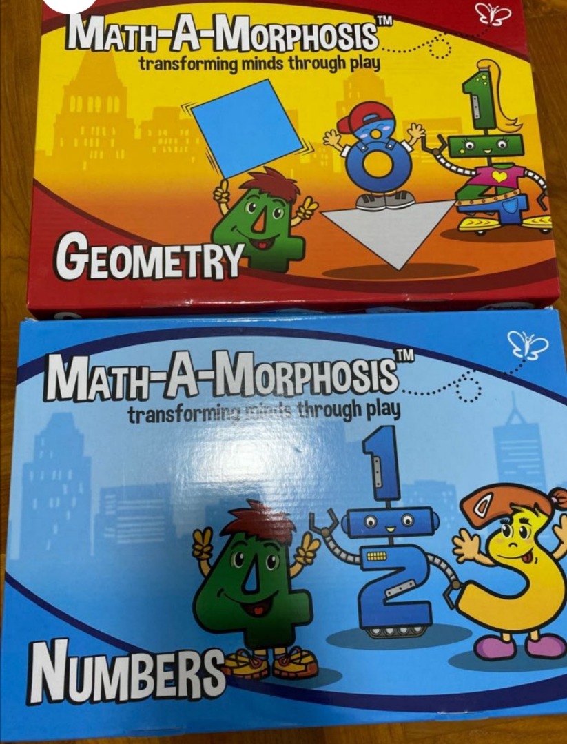 Math-A-Morphosis Geometry and Numbers Set, Hobbies & Toys, Toys & Games ...