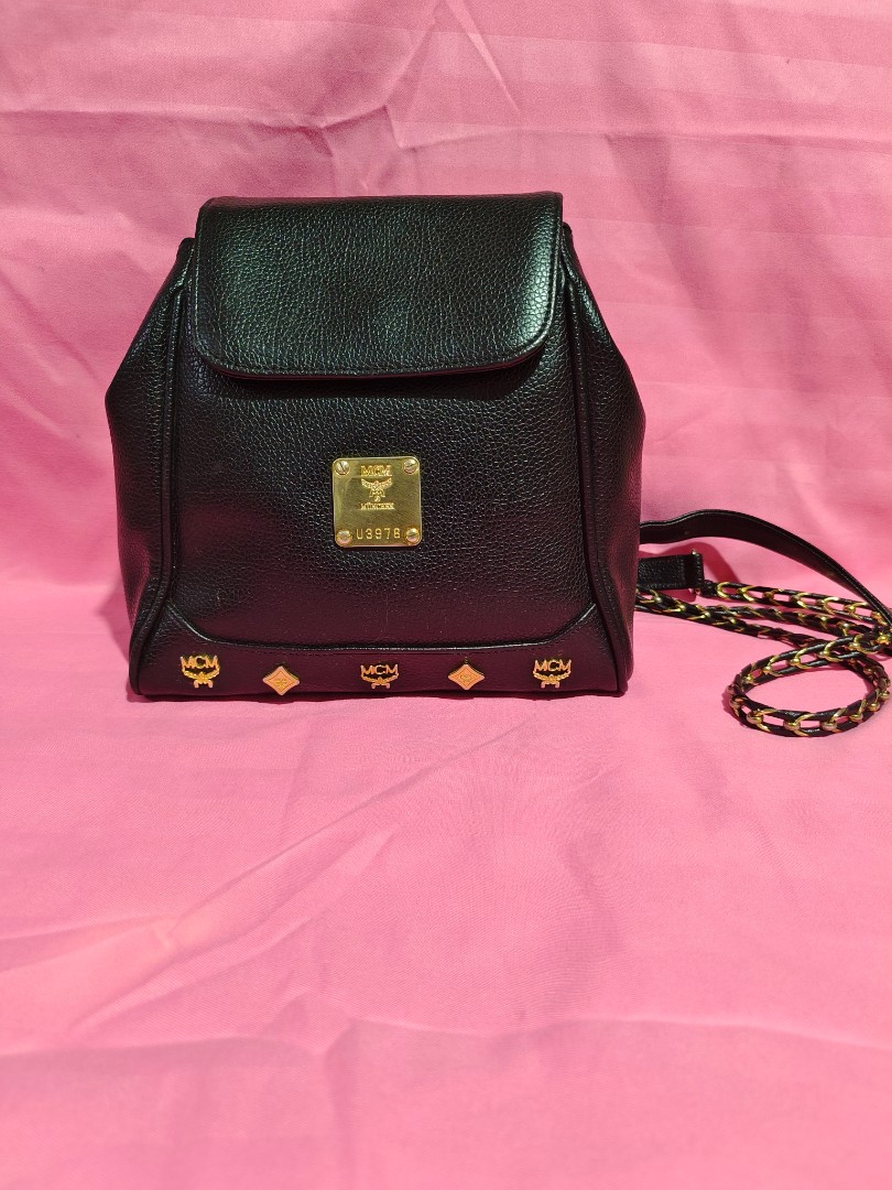 MCM Bagpack Germany Authentic, Women's Fashion, Bags & Wallets ...