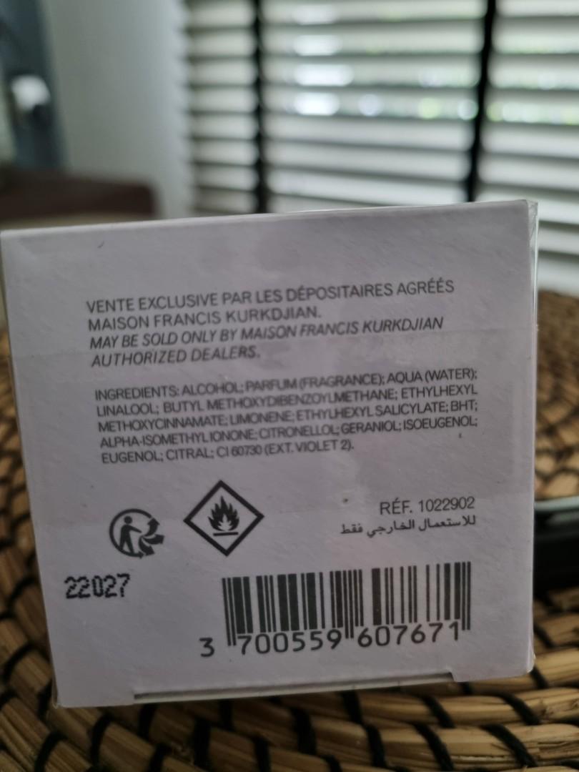 MFK Gentle Fluidity Silver edp 70ml, Beauty & Personal Care, Fragrance ...