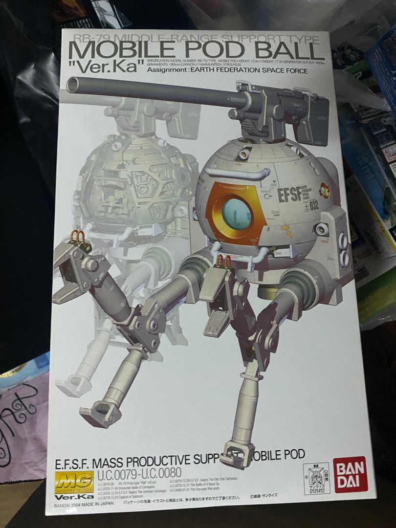 MG Ver.Ka MOBILE POD BALL, 興趣及遊戲, 玩具 & 遊戲類 - Carousell