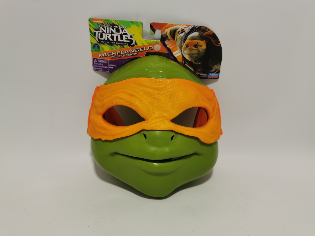 Michaelangelo Mikey Teenage Mutant Ninja Turtles Plastic Costume Shell ...