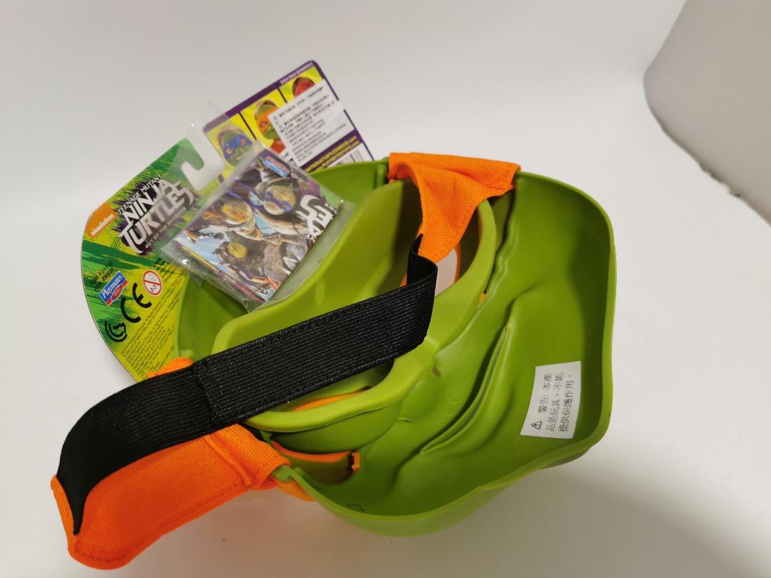 Michaelangelo Mikey Teenage Mutant Ninja Turtles Plastic Costume Shell ...