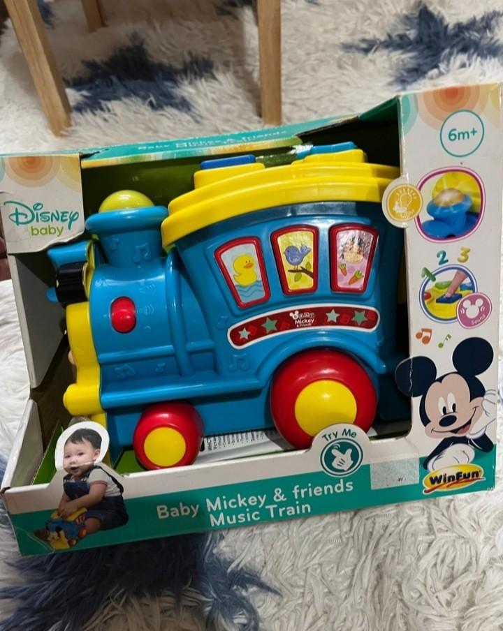 Mickey train, Babies & Kids, Infant Playtime on Carousell