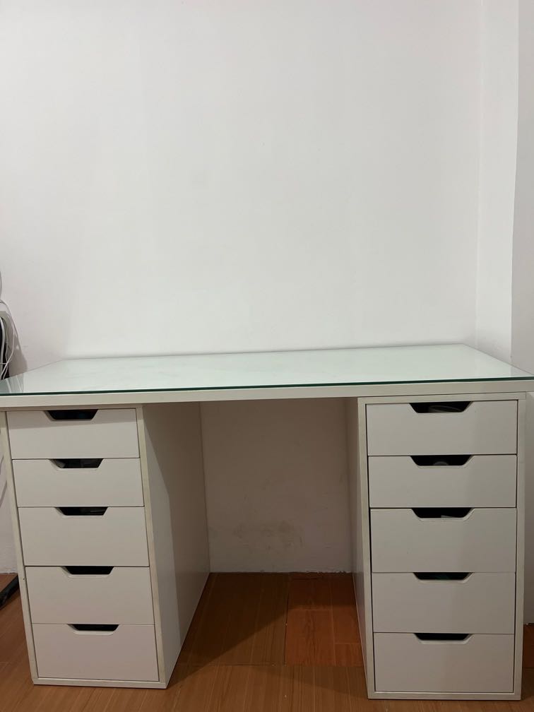 MINIMALIST VANITY / OFFICE TABLE WITH DRAWERS, Furniture & Home Living ...