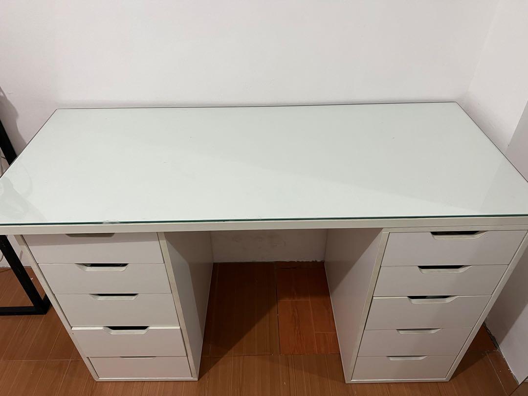 MINIMALIST VANITY / OFFICE TABLE WITH DRAWERS, Furniture & Home Living ...