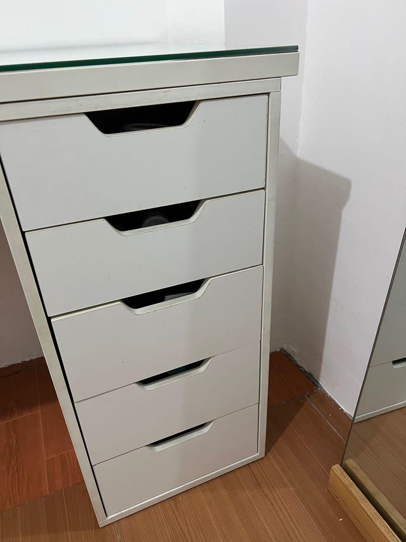 MINIMALIST VANITY / OFFICE TABLE WITH DRAWERS, Furniture & Home Living ...
