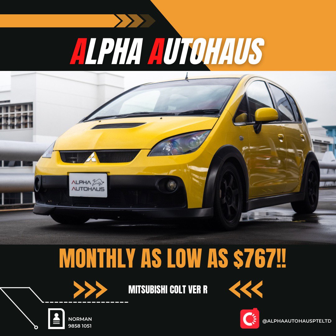 Mitsubishi Colt Version-R 1.5 (A), Cars, Used Cars on Carousell