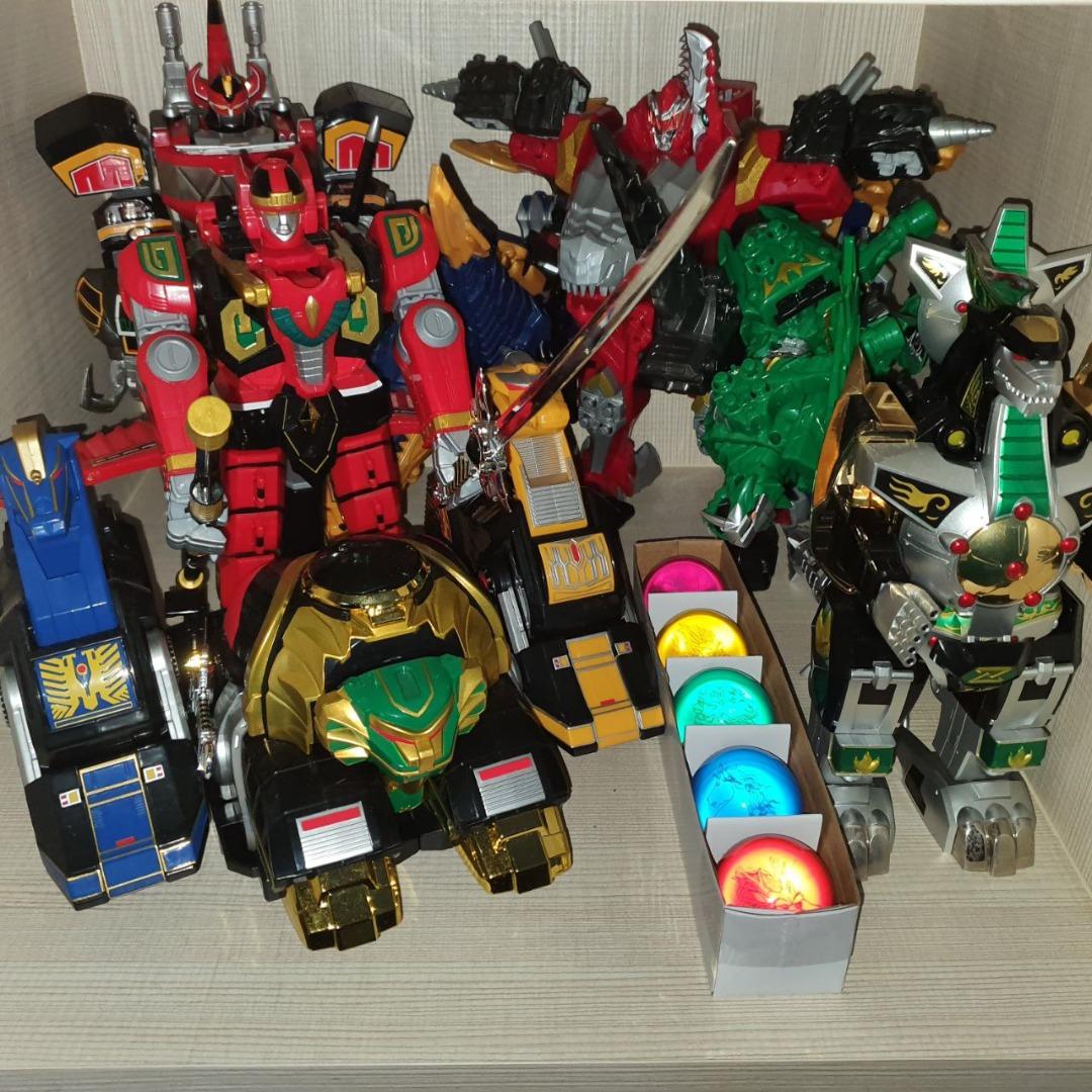 MMPR Mighty Morphin Power Rangers Thunder Megazord DX Bandai Super ...