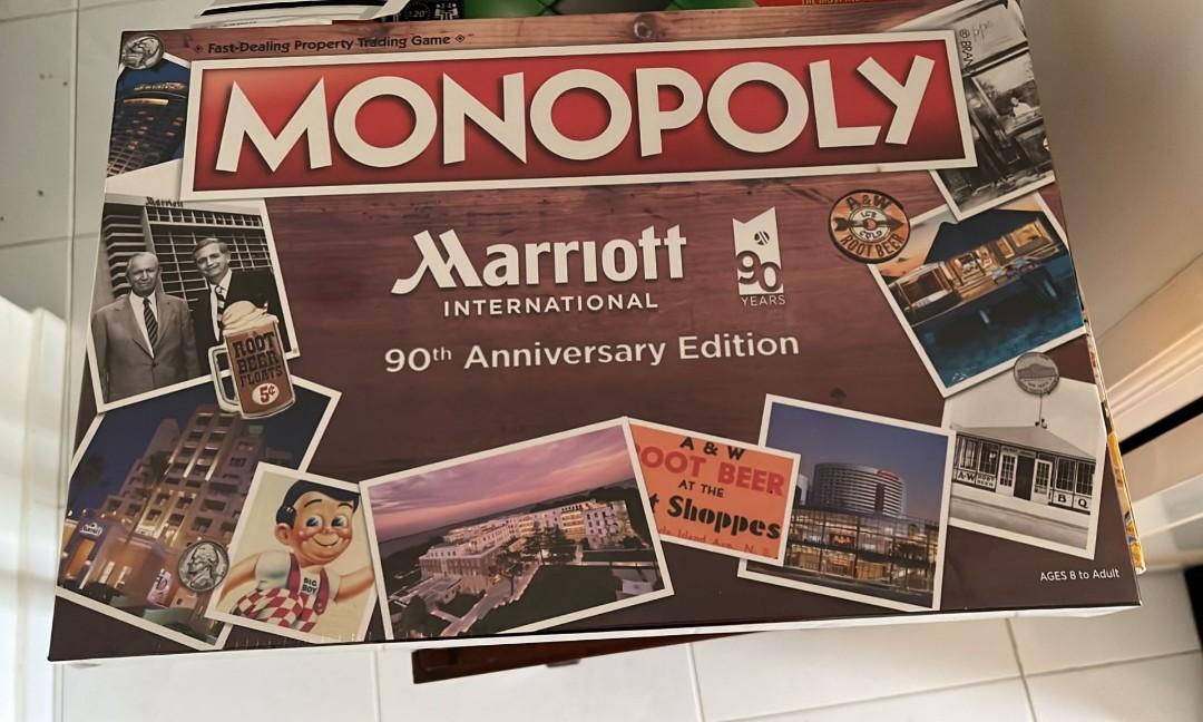 Monopoly: Marriott Hotel 90th Anniversary Edition (Brand New Sealed ...
