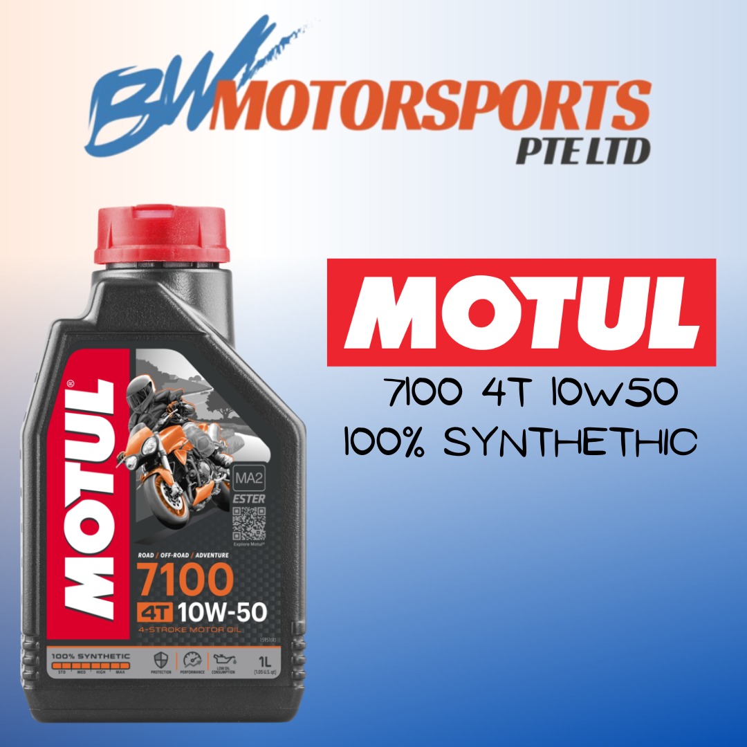 MOTUL 7100 10W-50 4T (1 Litre) 100% SYNTHETHIC, Motorcycles, Motorcycle ...