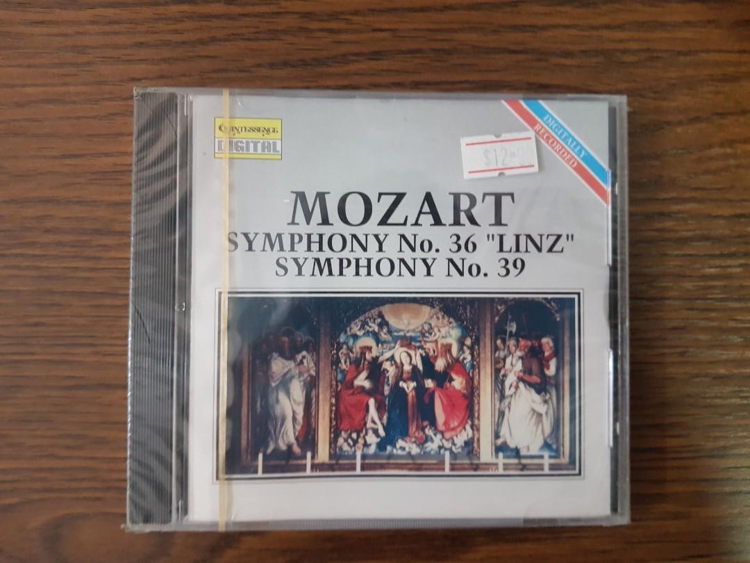 MOZART Symphony No. 36 and 39 CD, Hobbies & Toys, Music & Media, CDs & DVDs on Carousell