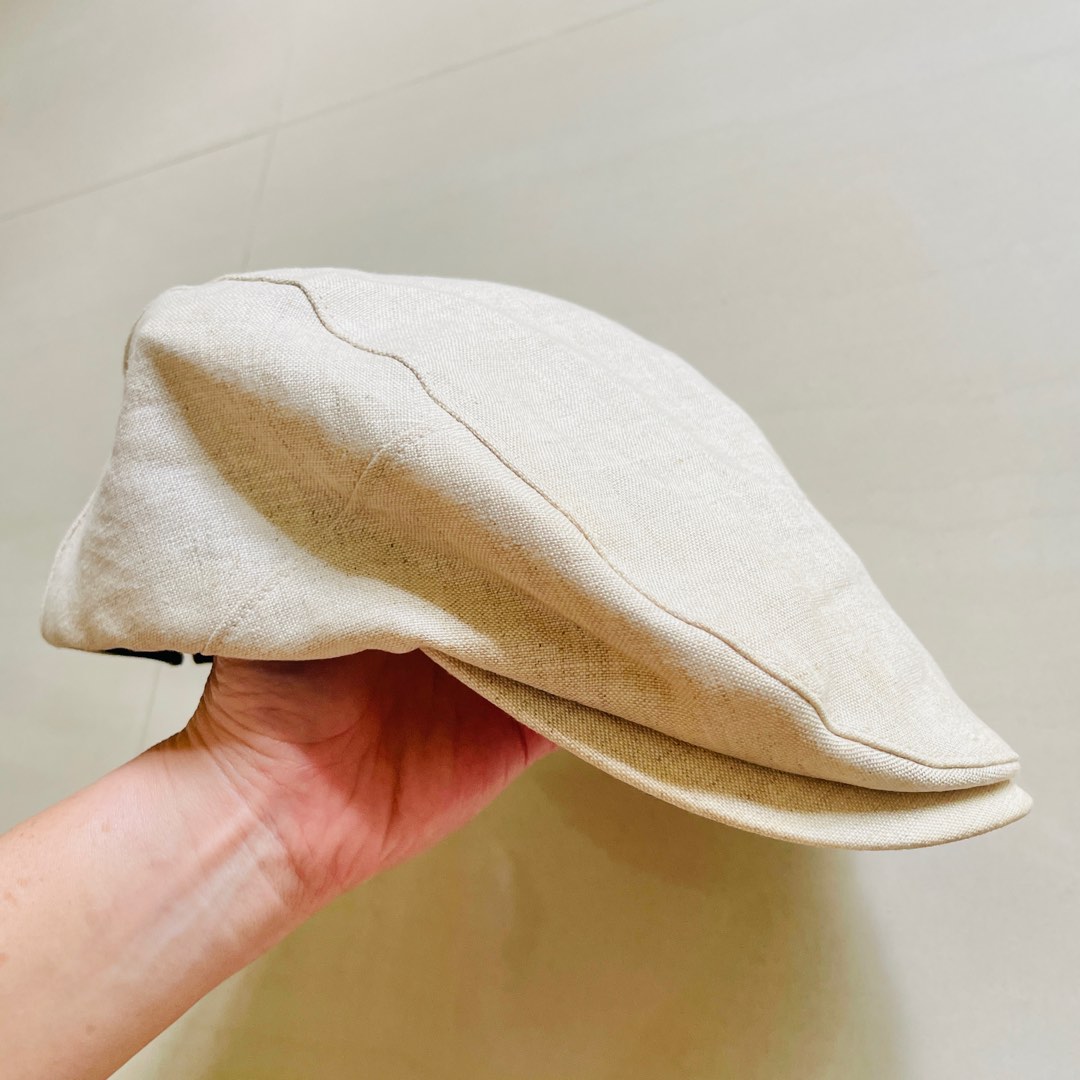 Muji Linen Cap, Women's Fashion, Watches & Accessories, Hats & Beanies ...