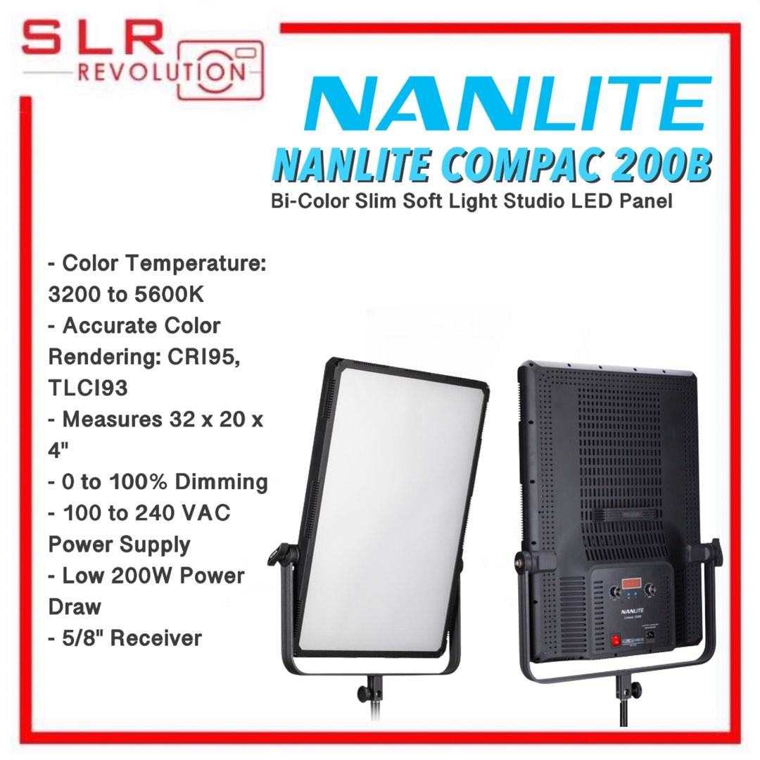 NANLITE COMPAC 200B, Photography, Photography Accessories, Lighting ...