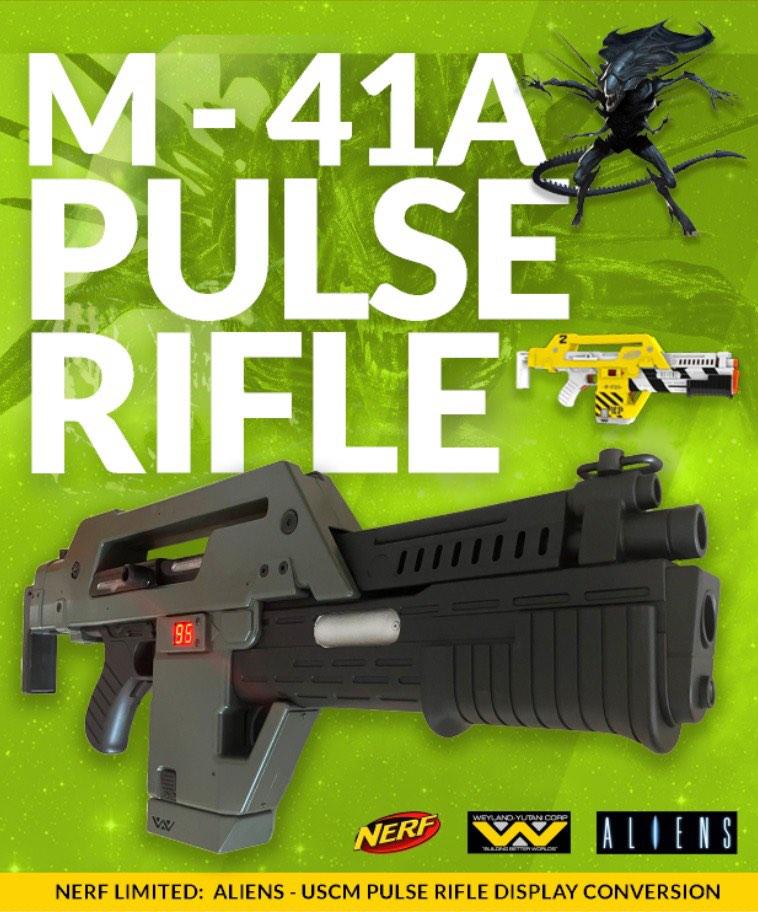 Nerf Limited Blaster - Pulse Rifle Display Conversion, Hobbies & Toys ...