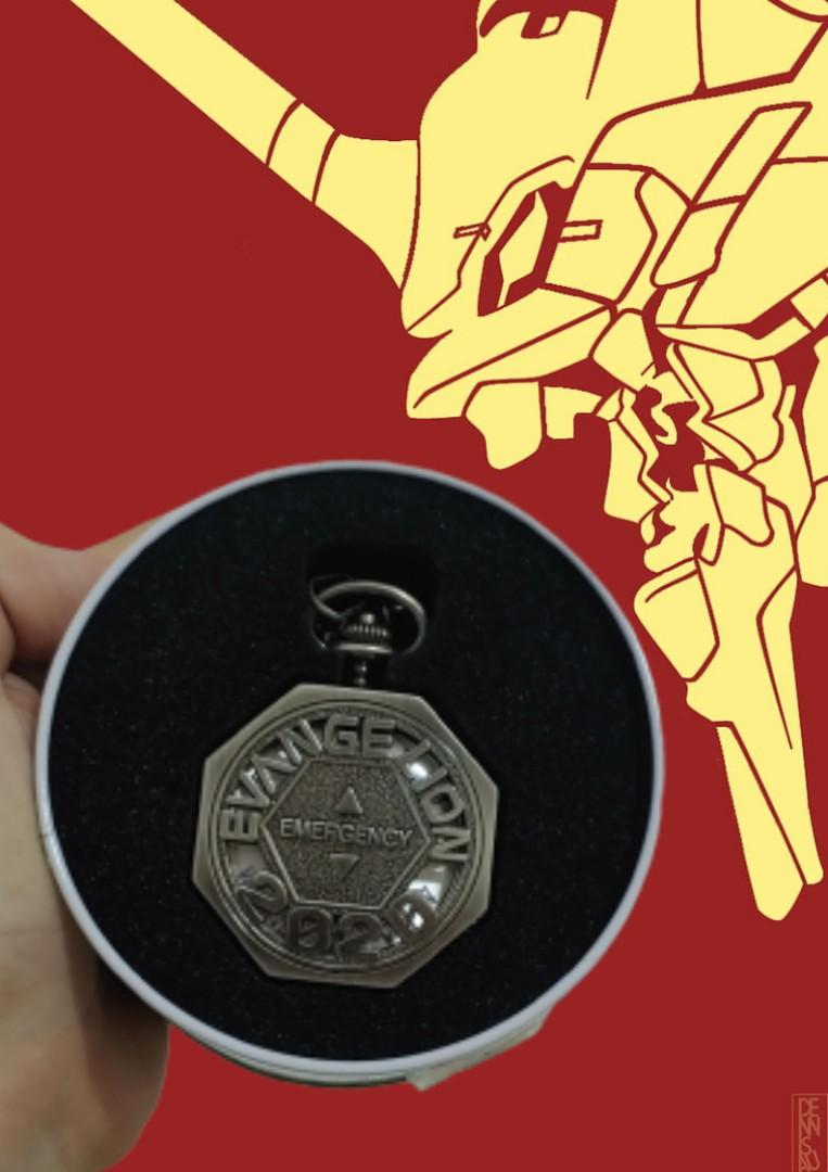 Nerv Neon Genesis Evangelion Pocketwatch, Men's Fashion, Watches ...