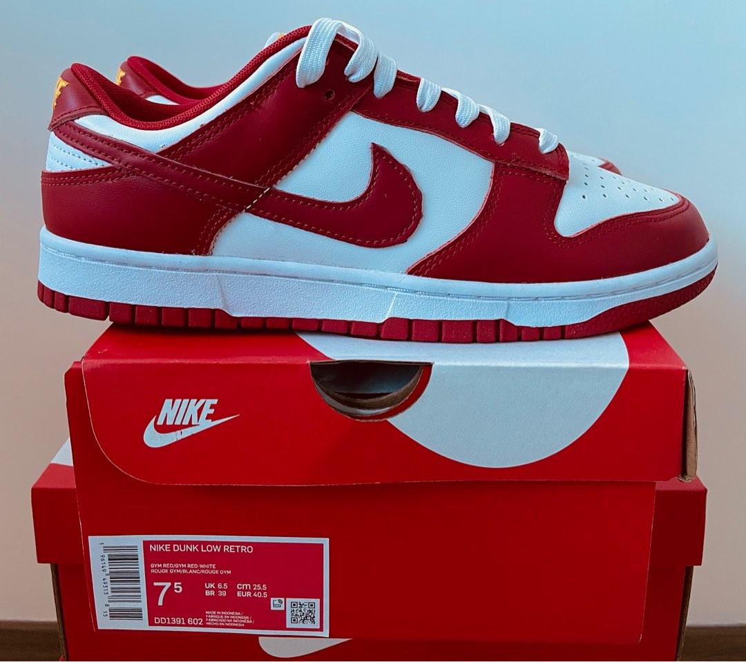 Nike Dunk “Gym Red”, Men's Fashion, Footwear, Sneakers on Carousell
