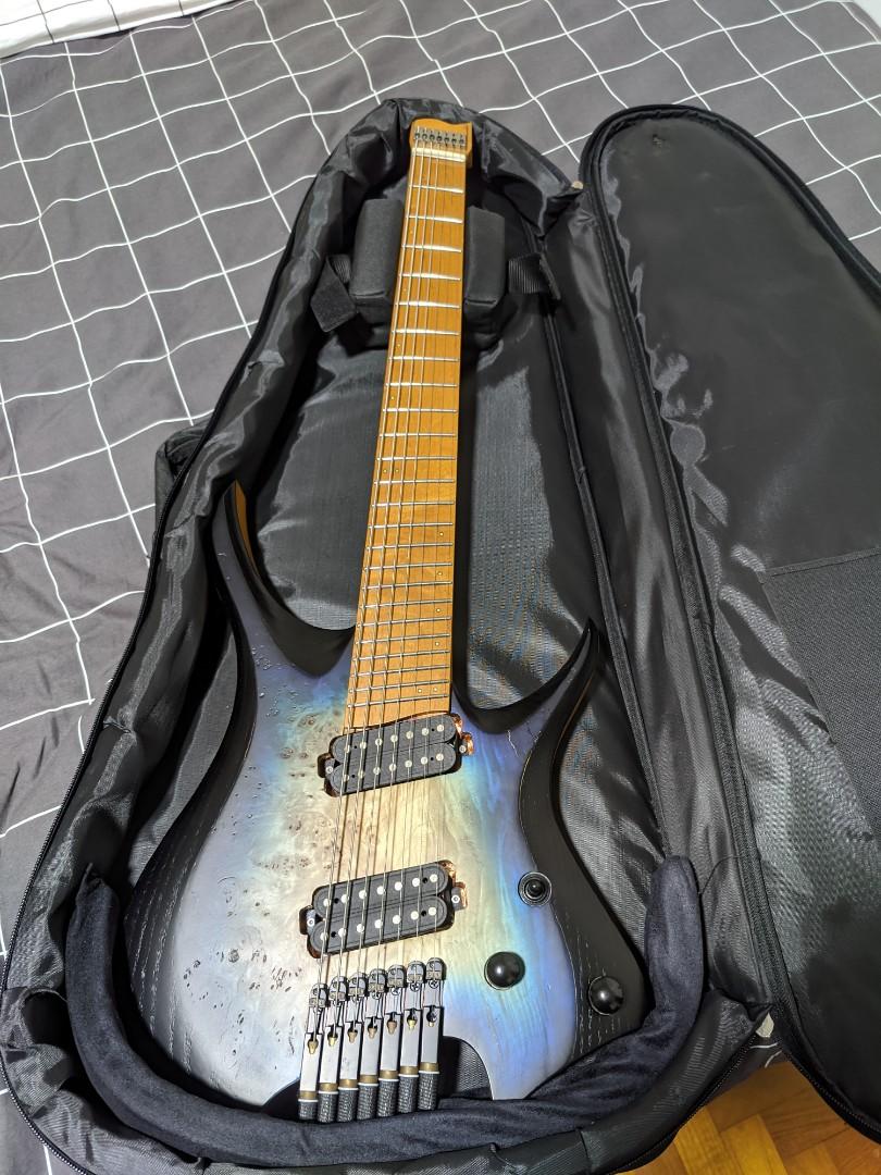 NK Headless 7-String guitar Electric Guitar (with gig bag), Hobbies ...