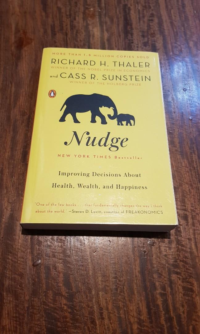 Nudge by Richard Thaler and Cass Sunstein, Hobbies & Toys, Books ...