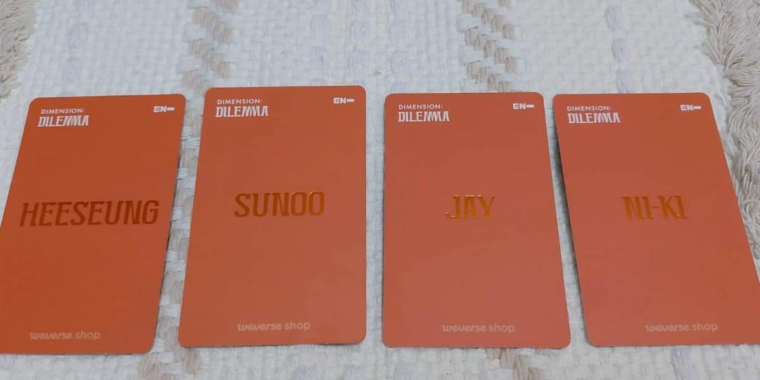 OFFICIAL ENHYPEN TAMED DASHED UNDISCLOSED POB JUNGWON HEESEUNG JAY JAKE ...